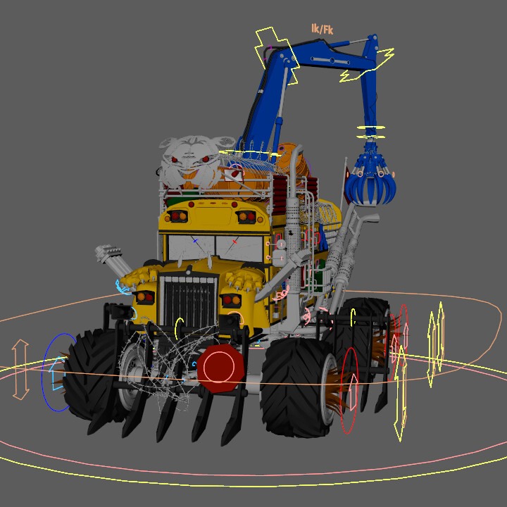 ArtStation - Vehicle Rigging 01