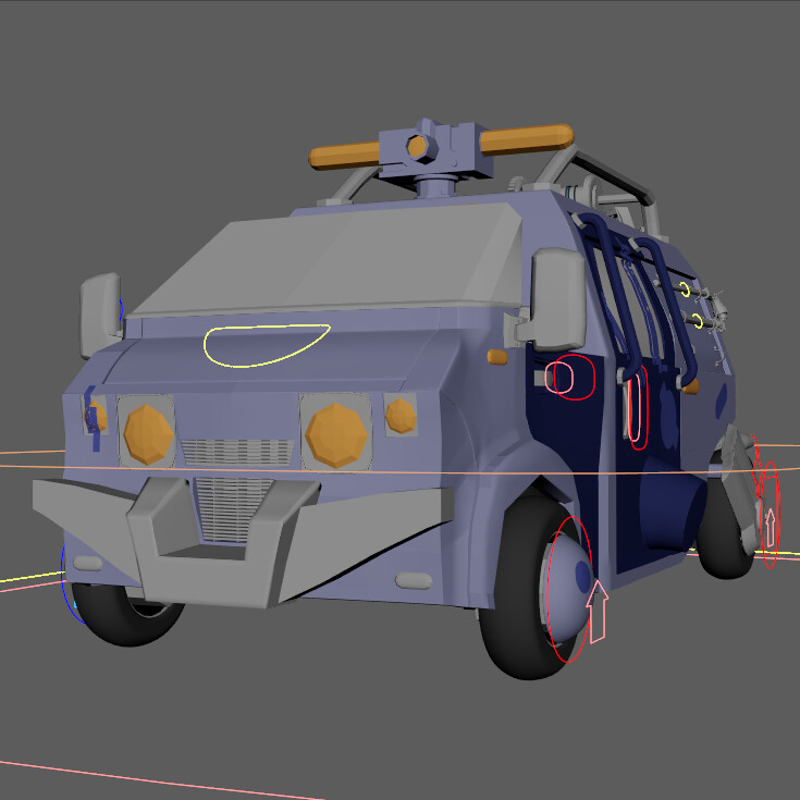ArtStation - Vehicle Rigging 02