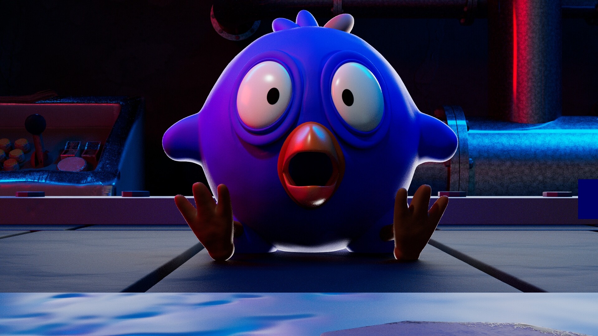 ArtStation - Lighting and set building for short movie "Happy Chicken"