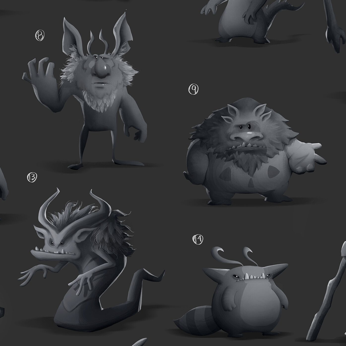 ArtStation - Random Character Sketches