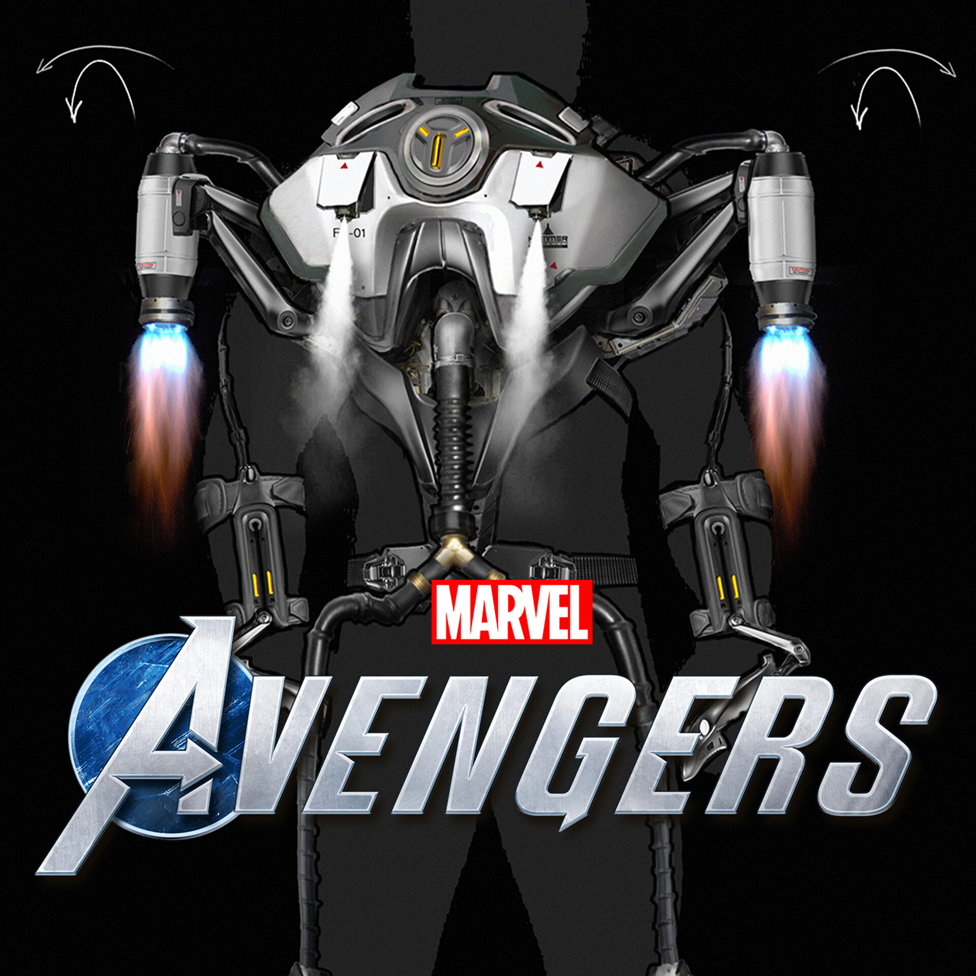 ArtStation - Marvel's Avengers : Taskmaster's Jetpack