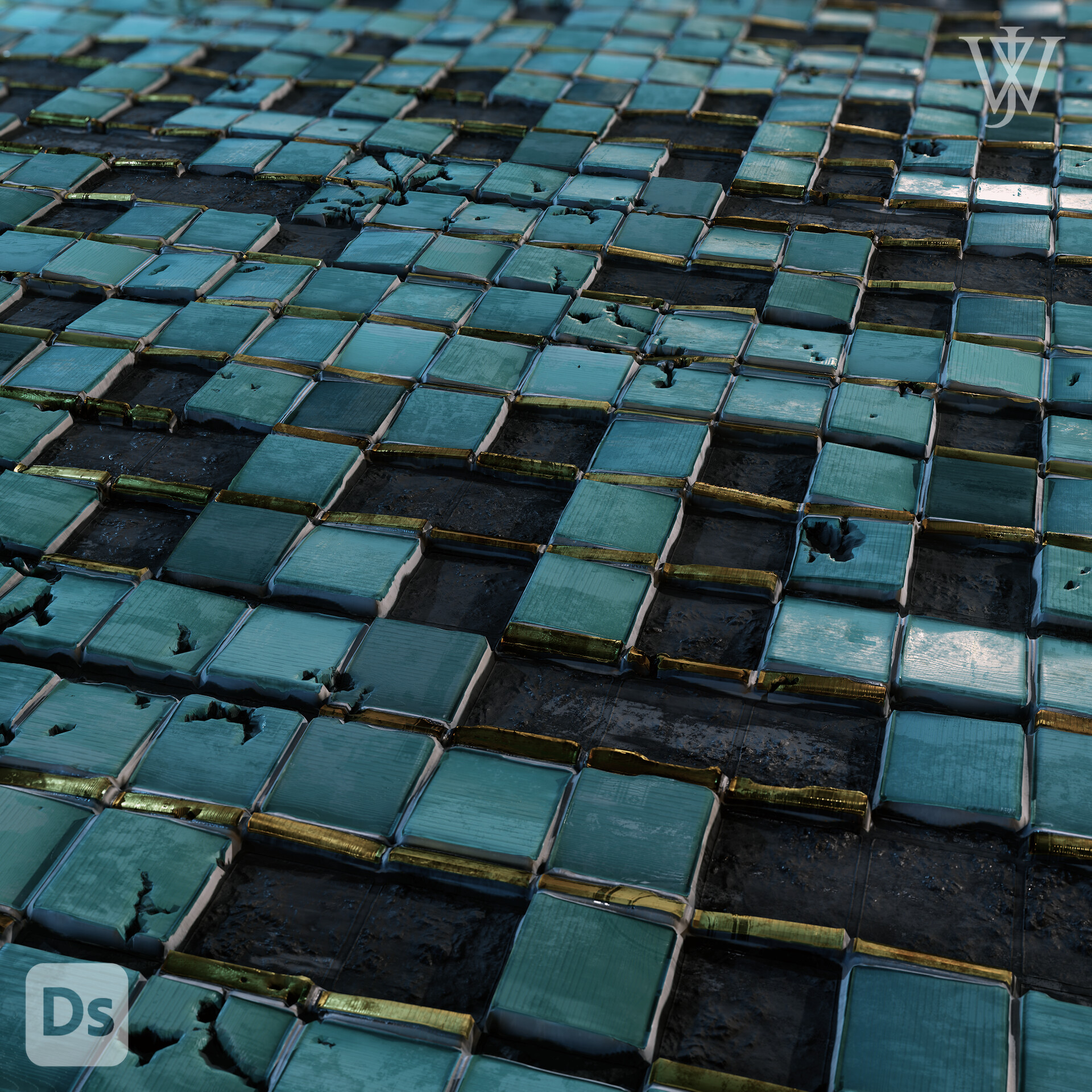 ArtStation - Ceramic Tile