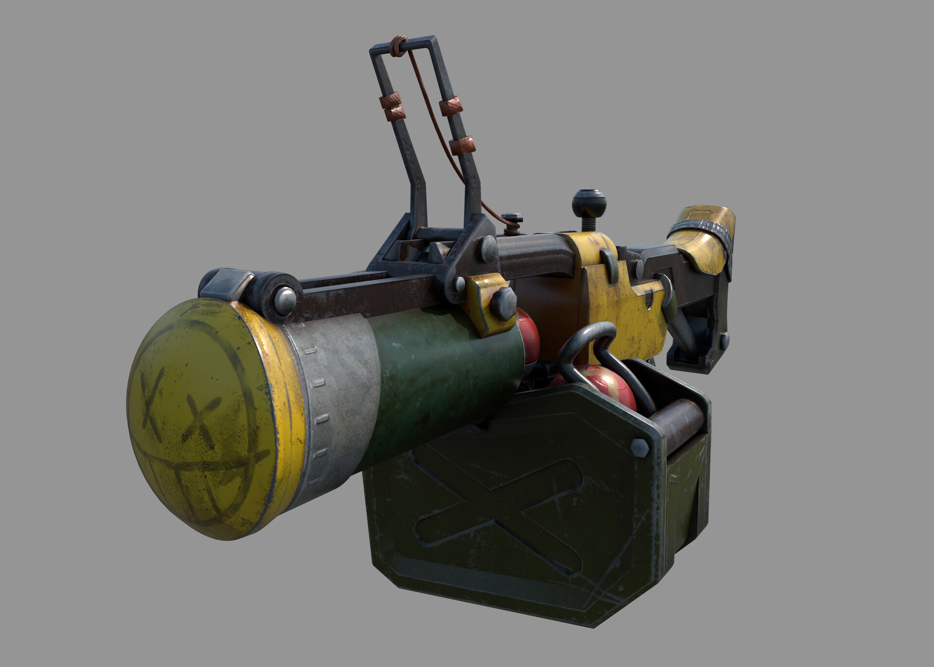 ArtStation - Junkrat's Gun - Overwatch Fan Art