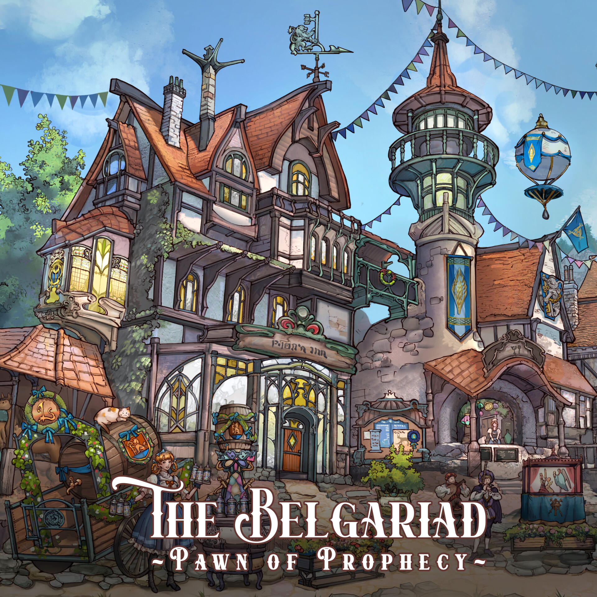 Raeann Chou - JRPG Fantasy - Outside The Lion's Inn