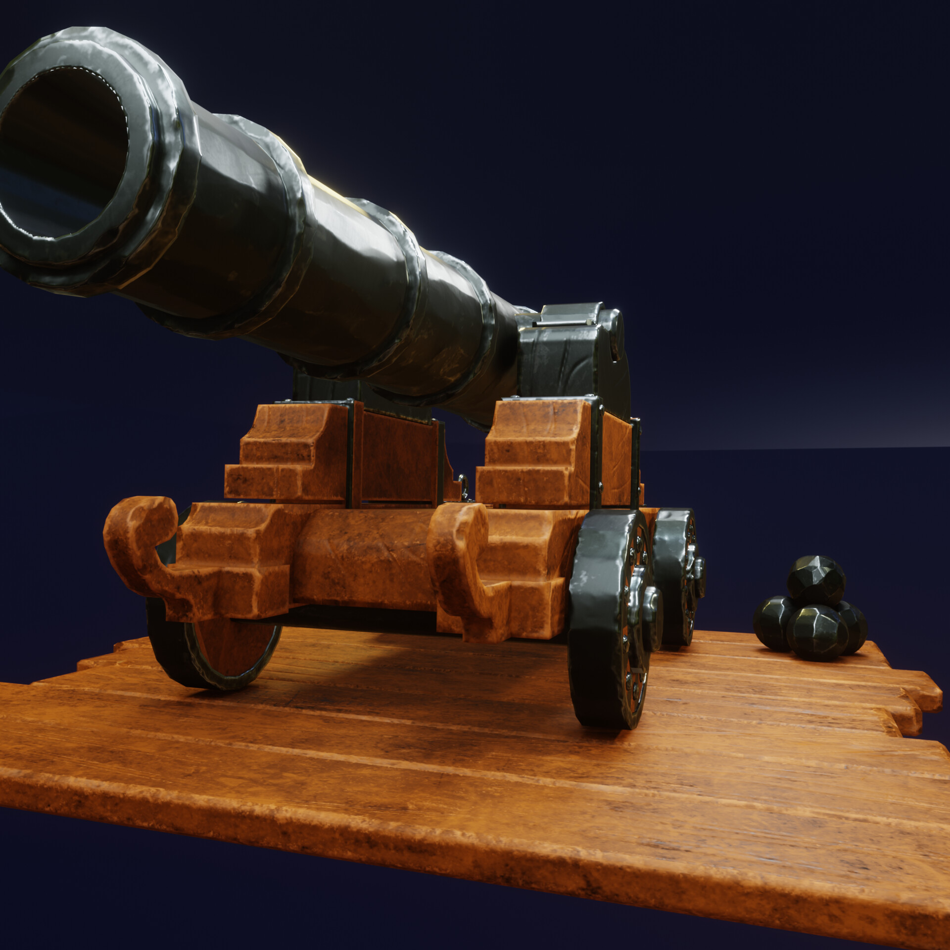 ArtStation - Stylized Cannon