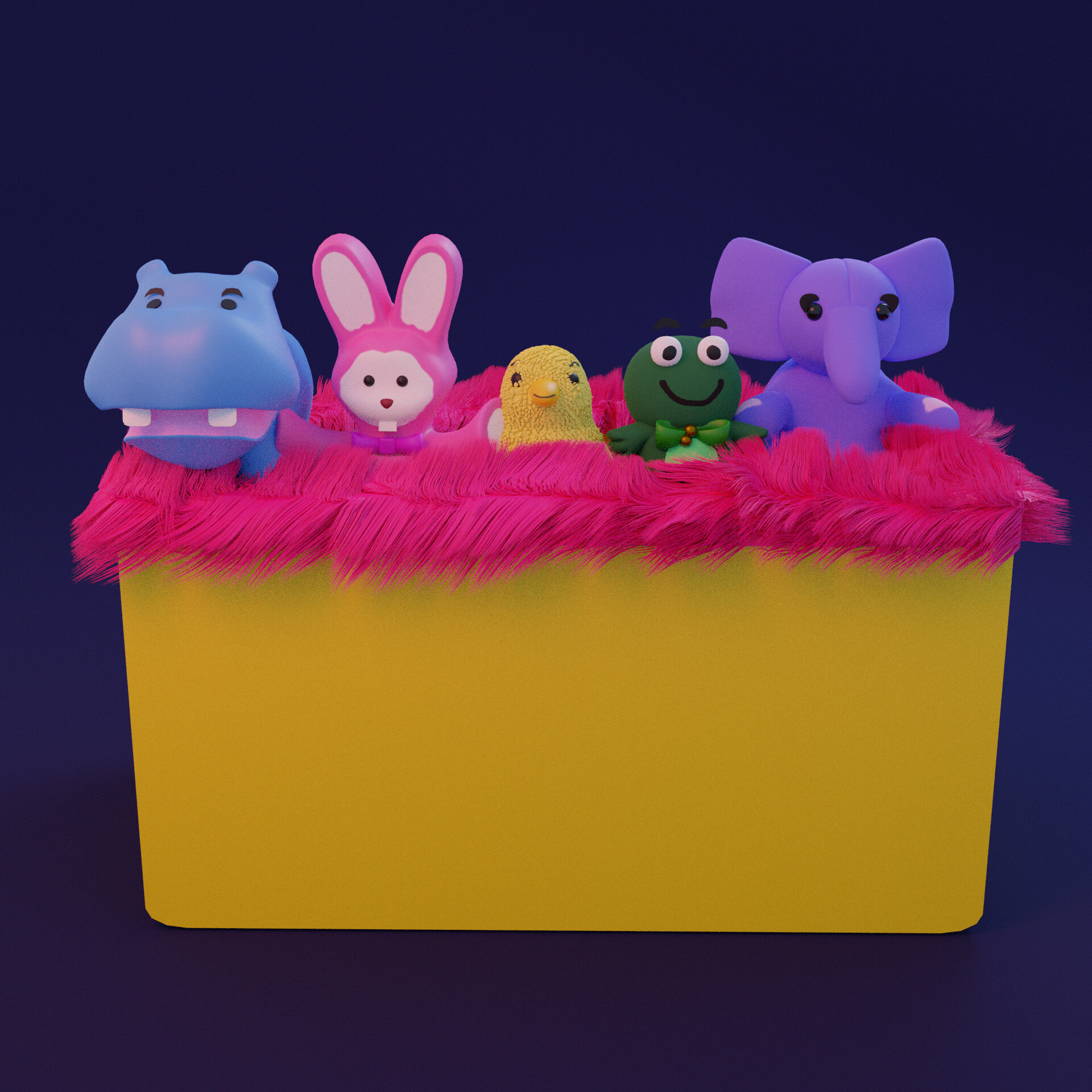 ArtStation - The Color Stuffed Animals