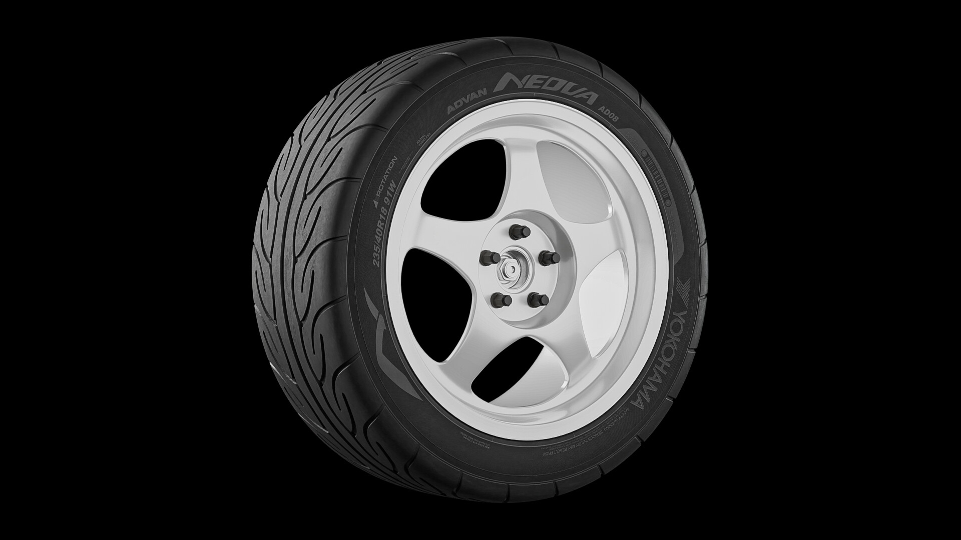 ArtStation - Yokohama Advan Neova AD08 Semi-Slick Tyre