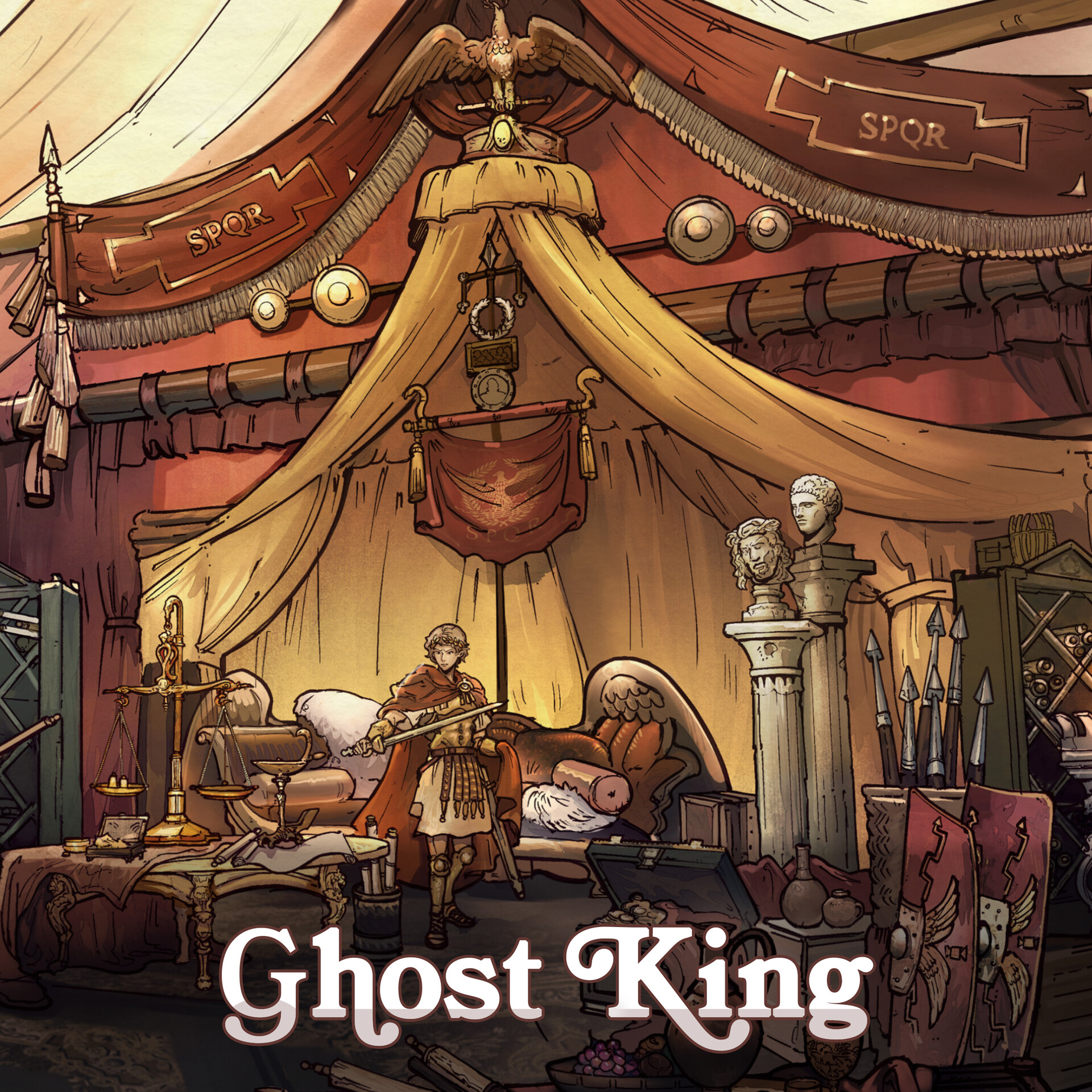 ArtStation - Historical Fantasy: Roman Commander's Tent