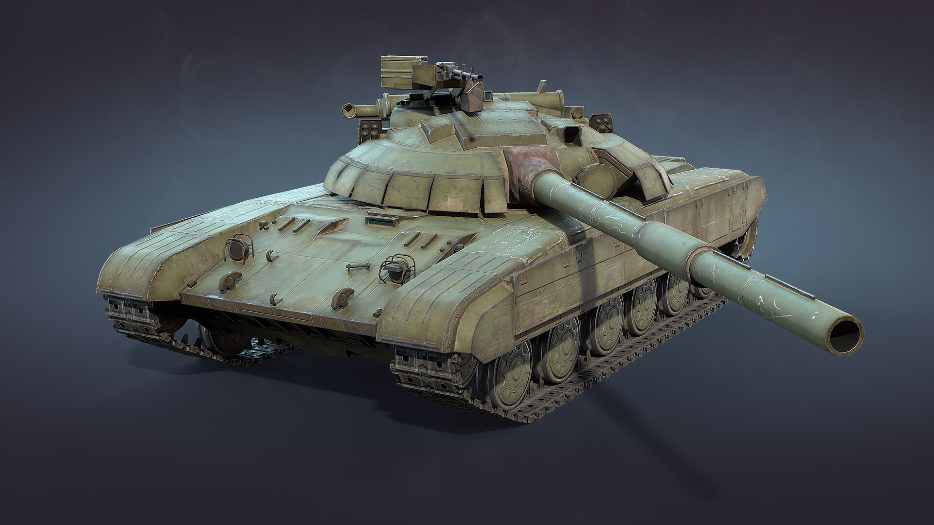 ArtStation - Ukrainian main battle tank T-64 BM 'Bulat'