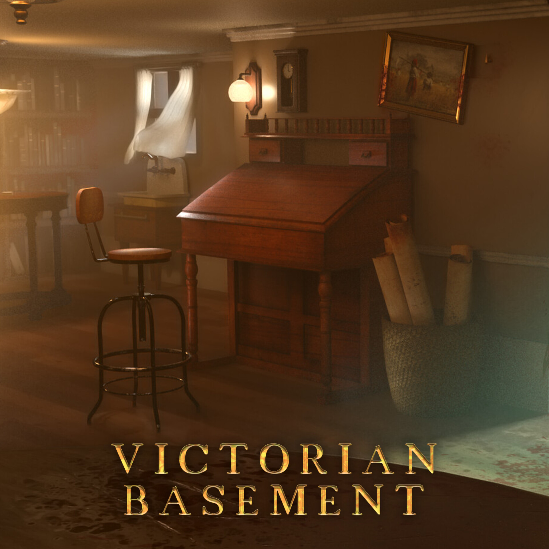 ArtStation - Vintage room