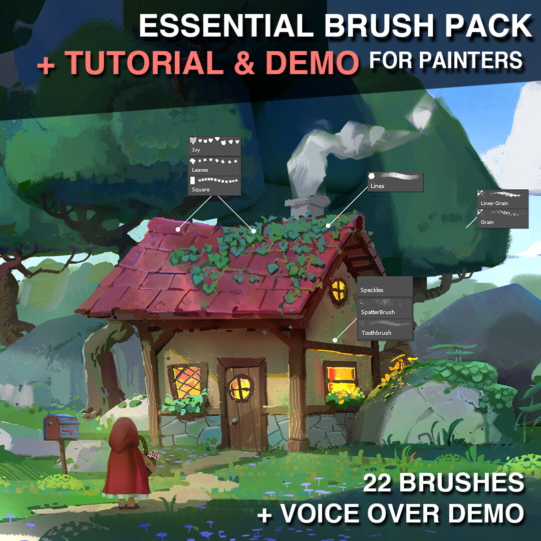ArtStation - Essential brush pack for painters