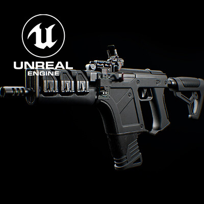 ArtStation - Submachine gun