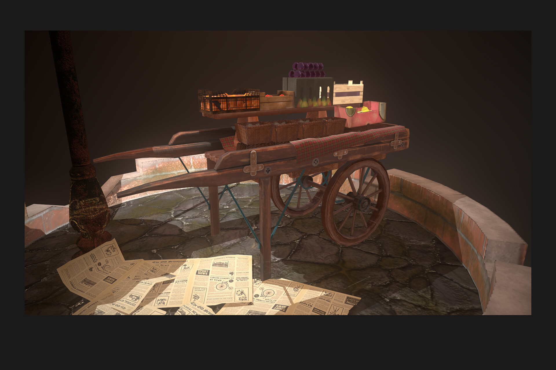 ArtStation - Fruit Cart Project - Playground Games