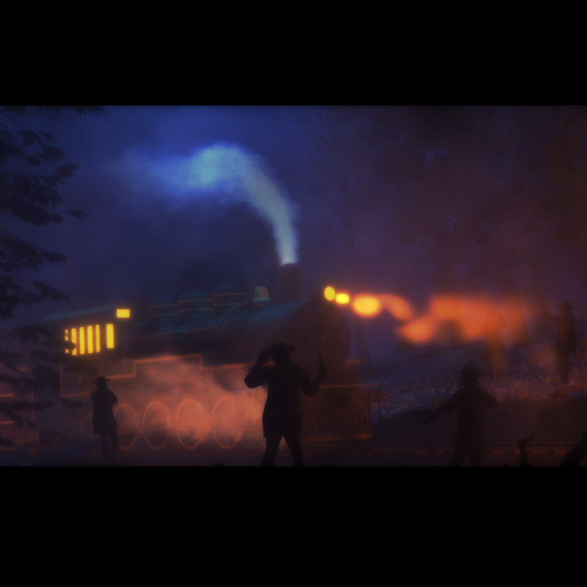ArtStation - Missouri Train Robbery by Jesse James