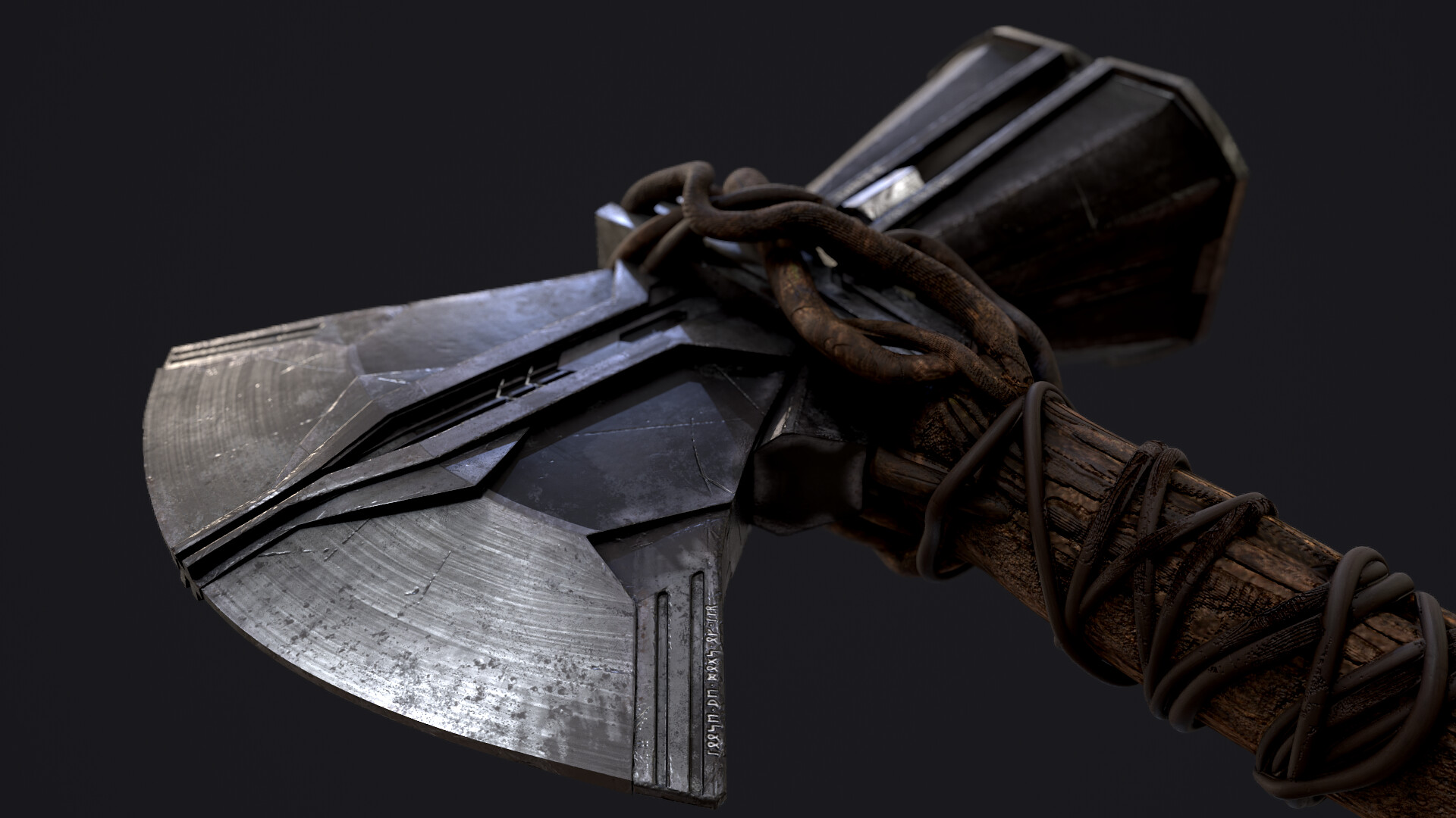 ArtStation - Stormbreaker (an enchanted axe of Dwarvian manufacture)