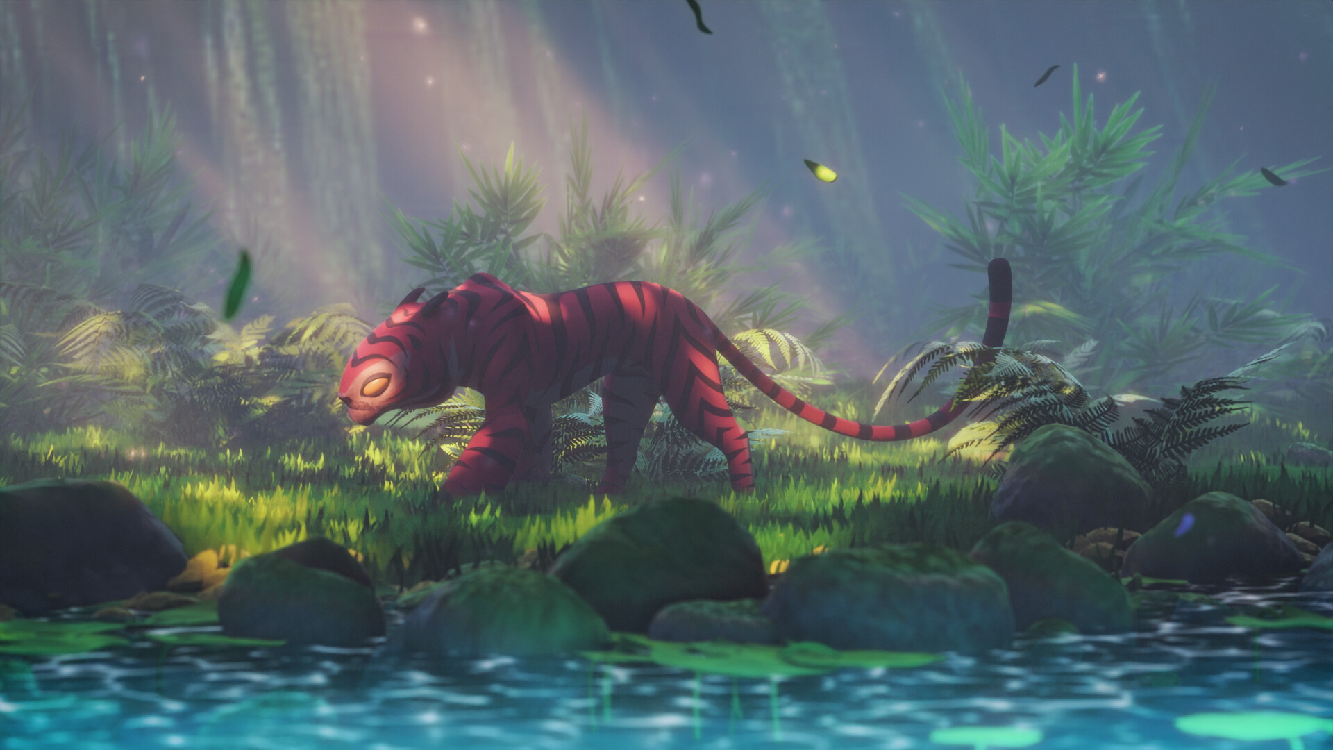 ArtStation - Blender Tiger Rig Demo - CGI Breakdown