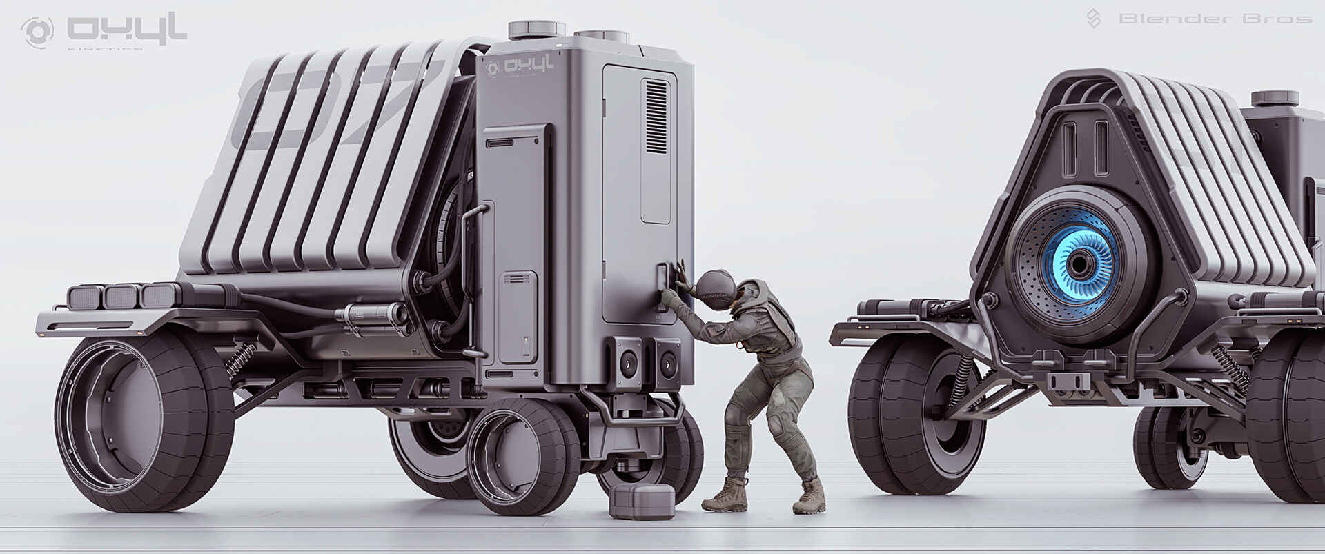 ArtStation - Sci-Fi Generator Contept - Blender Bros