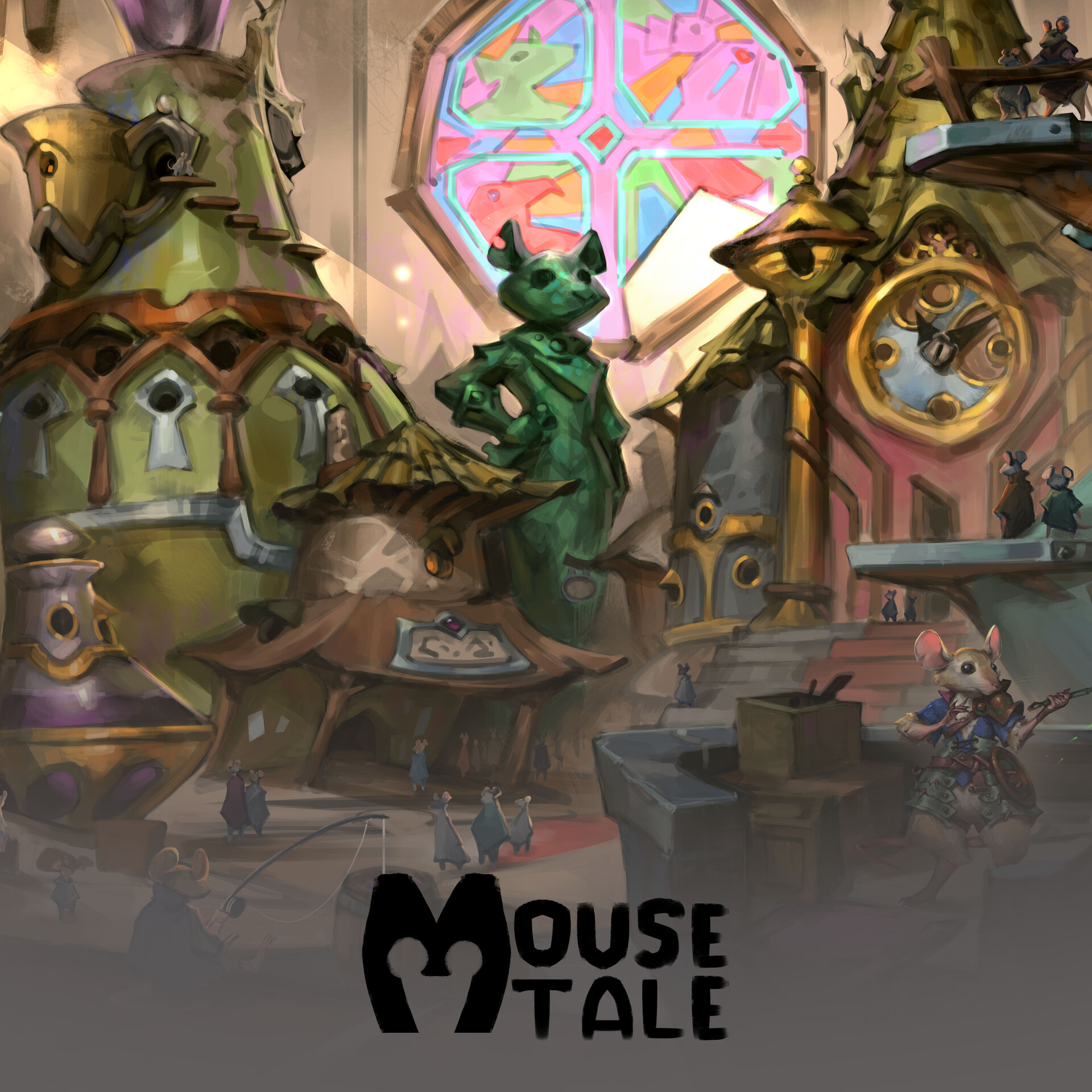 ArtStation - City of Mice - concept art (Mouse tale)