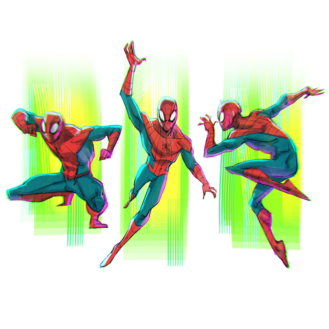 ArtStation - Spider poses sketches