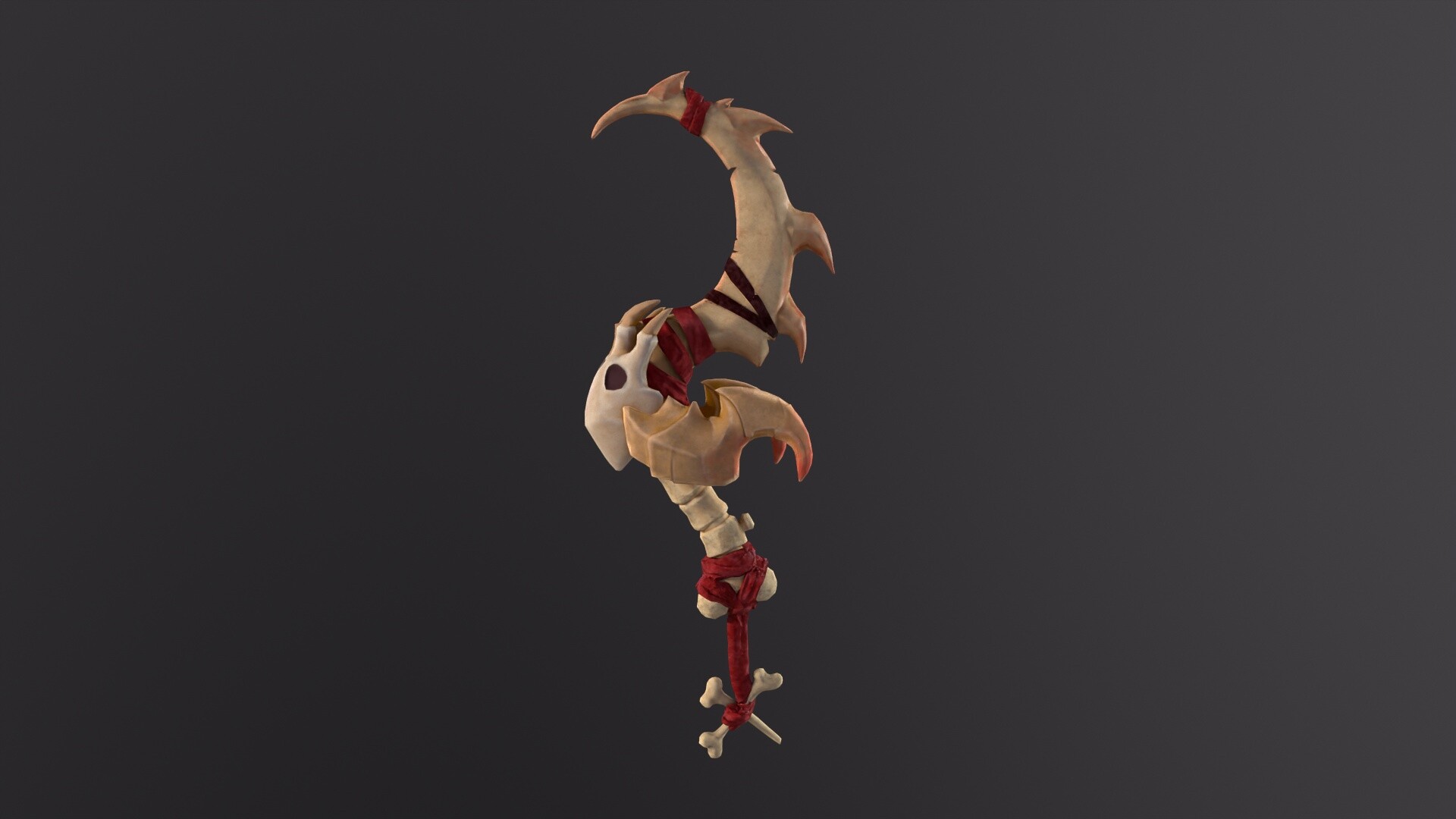 ArtStation - Stylized Bone Dagger