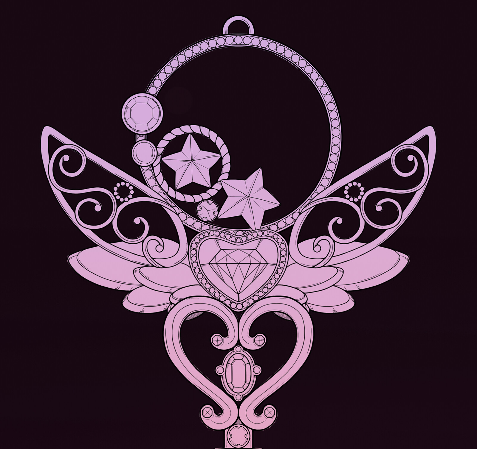 ArtStation - Magical Girl's Key