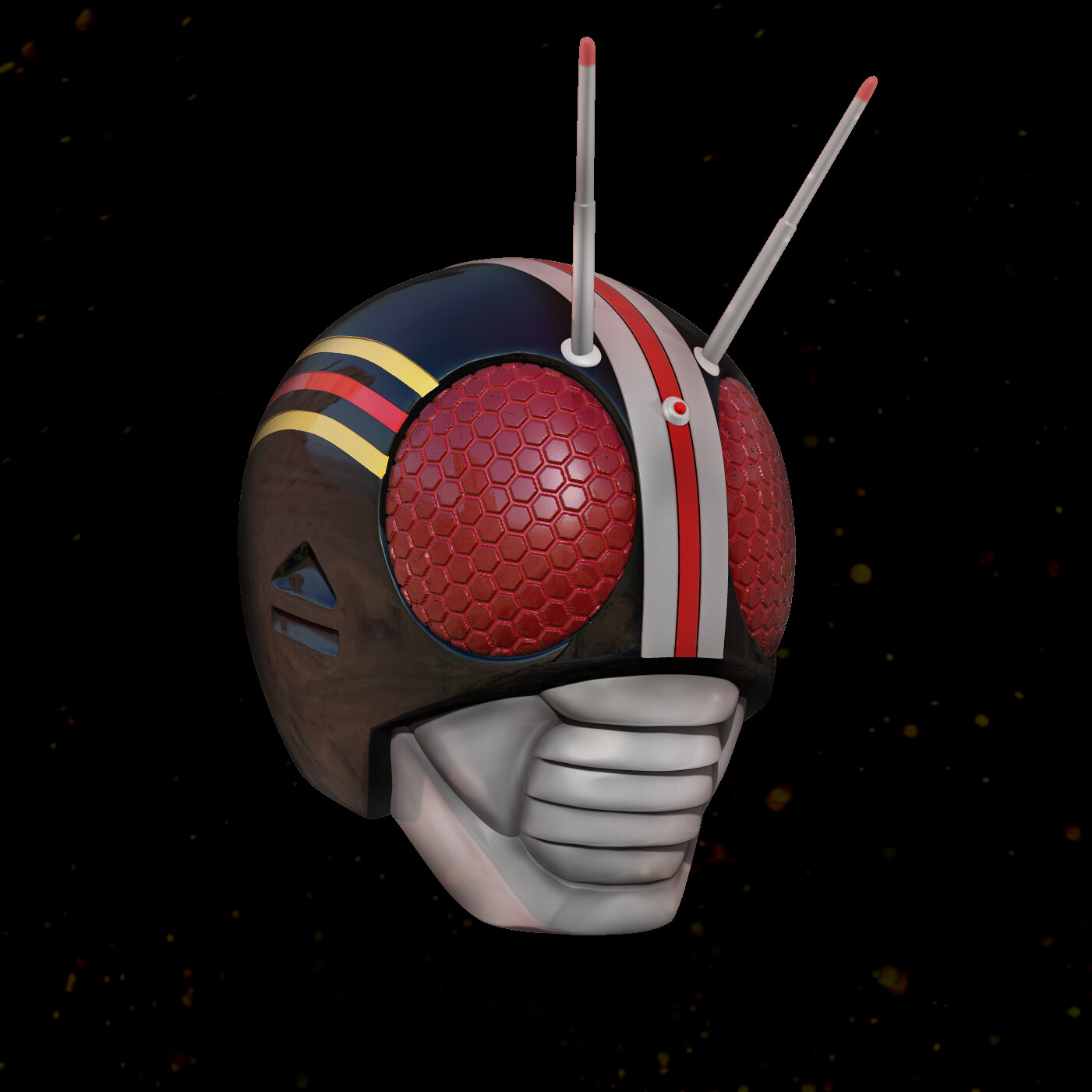 ArtStation - Kamen Rider Black Cosplay Helmet