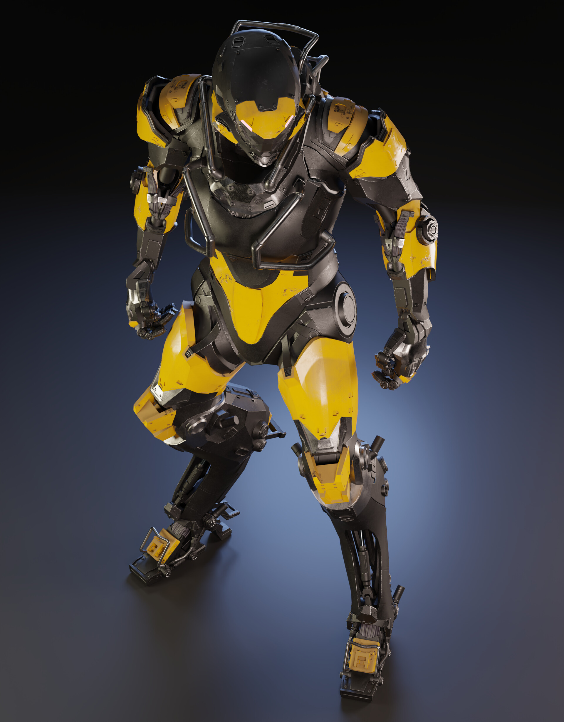ArtStation - modeling and render Ranger anthem