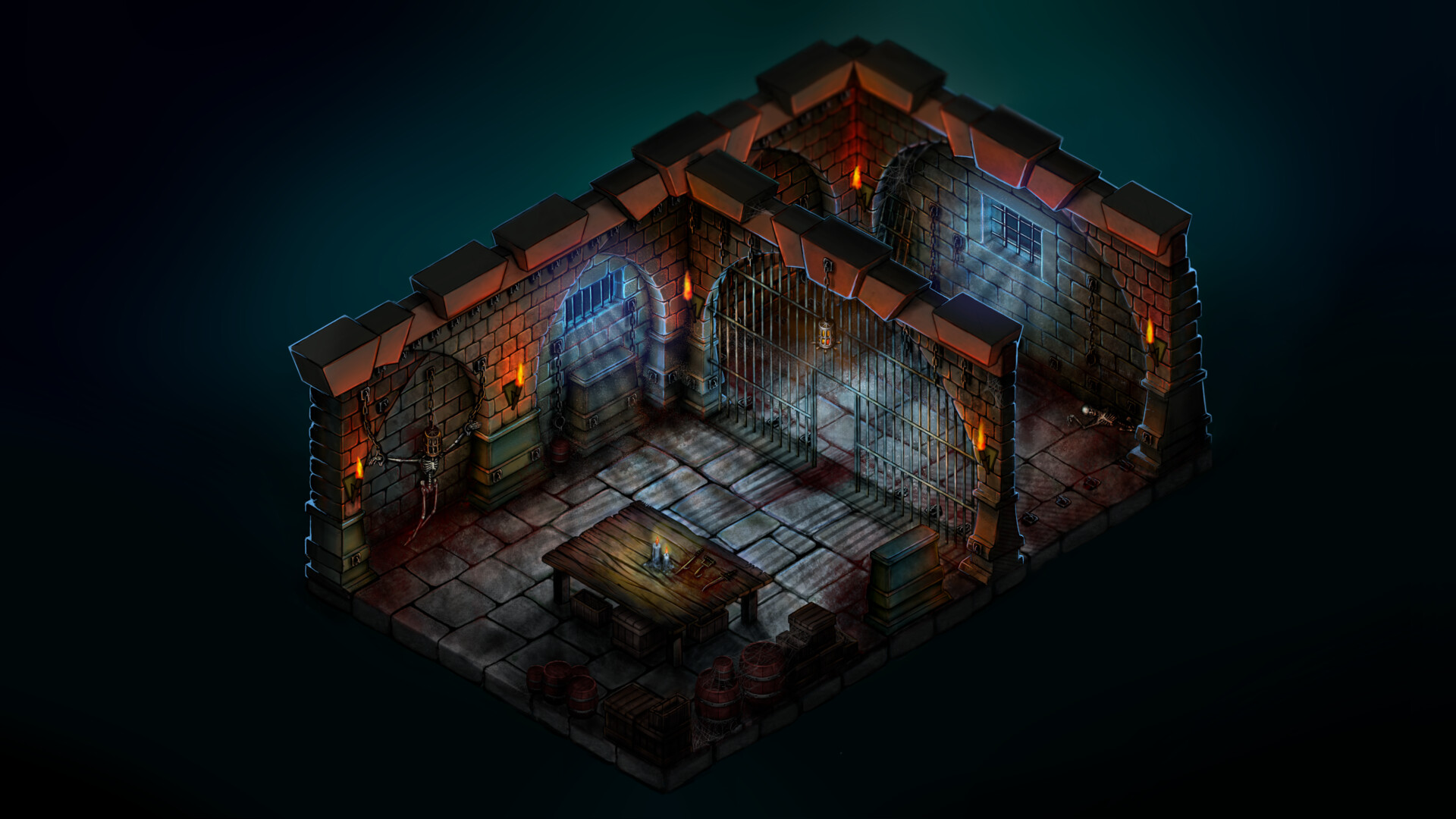 ArtStation - Isometric Dungeon