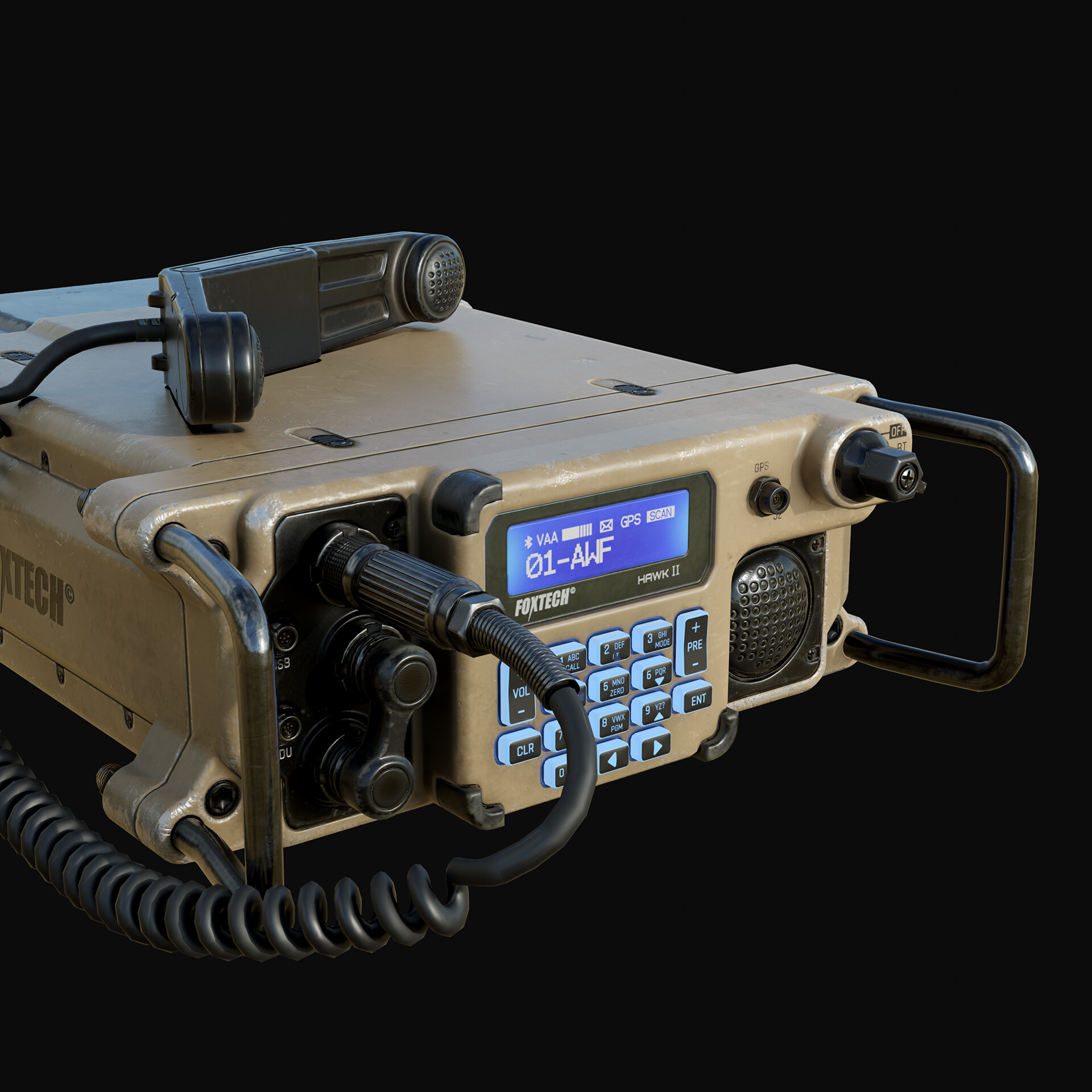 ArtStation - Manpack military radio - Gameready