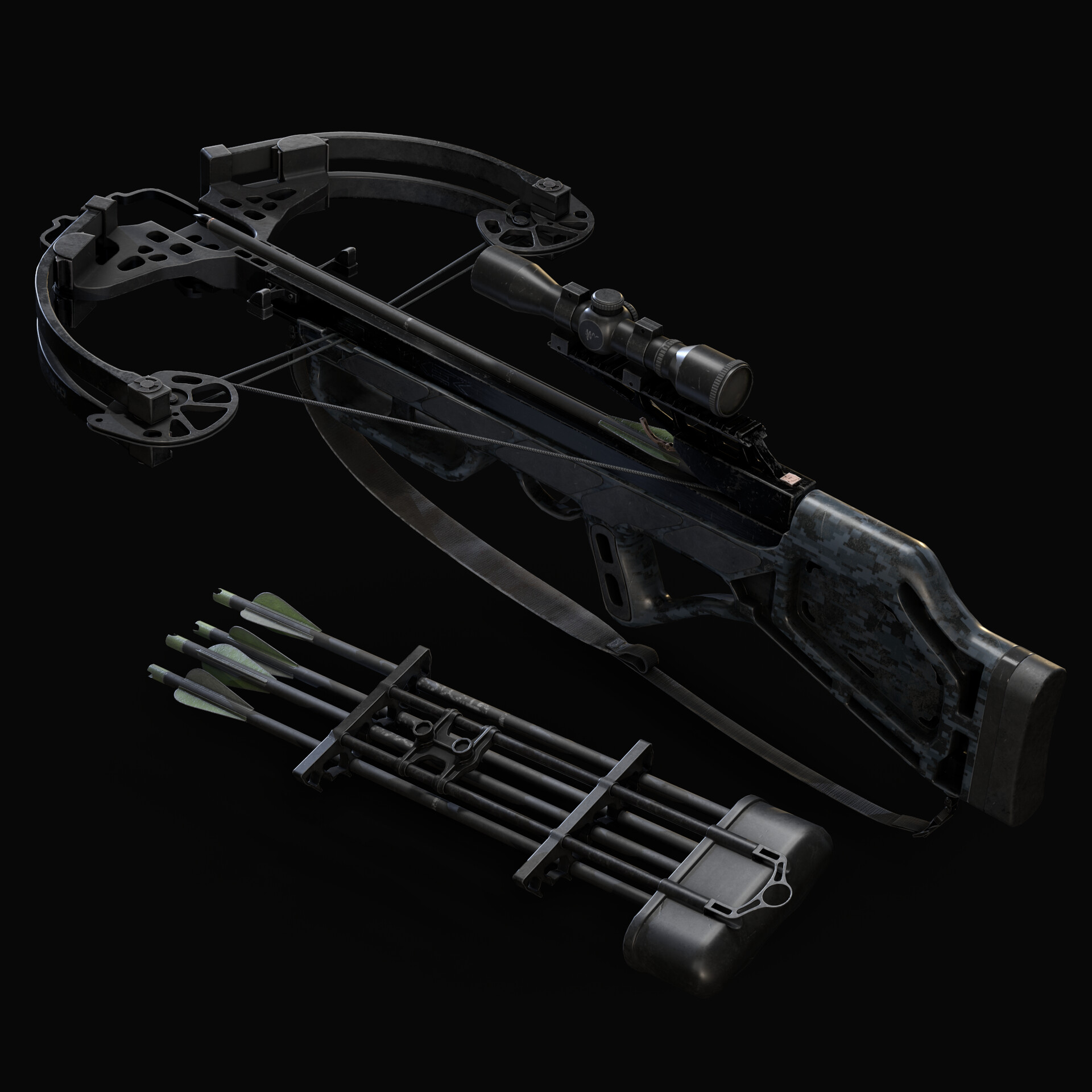 ArtStation - TWD Fan art: Crossbow Stryker Strykezone 380