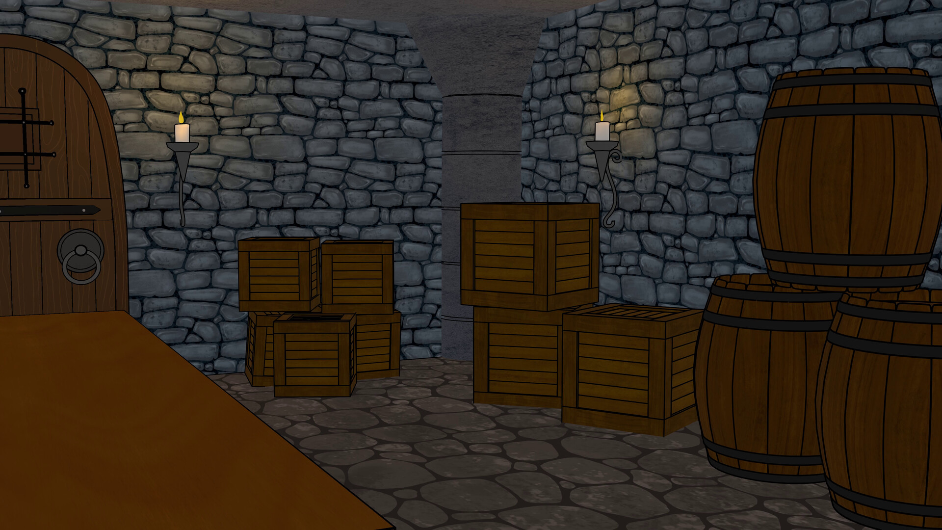 ArtStation - Dungeon Environment 3D/2D Artstyle