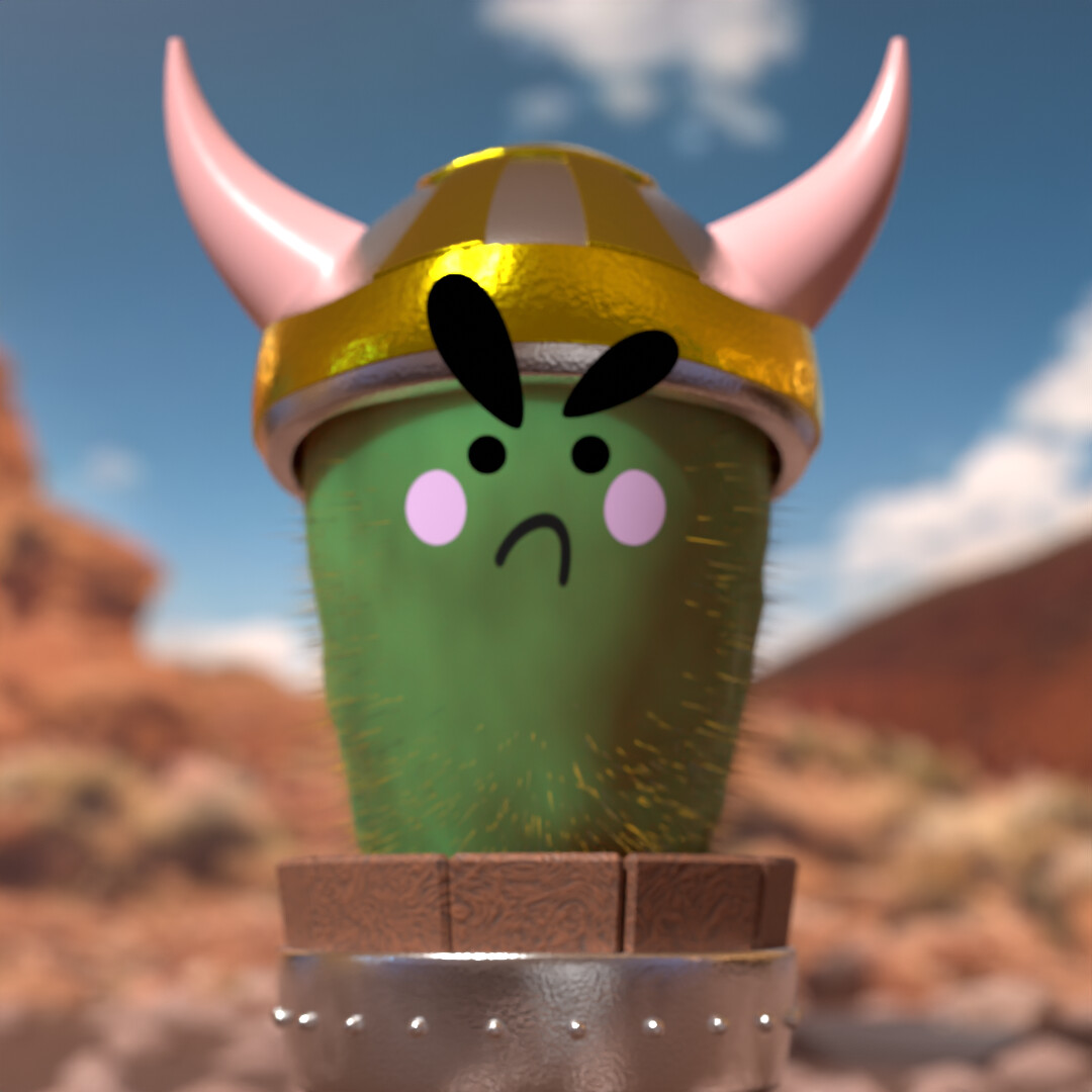 ArtStation - Viking Cactus = Viktus