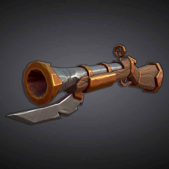 ArtStation - Stylized Dwarf Gun