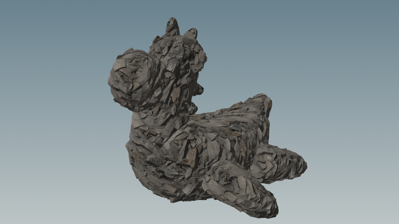 ArtStation - (WIP) Displacement Mesh Projector