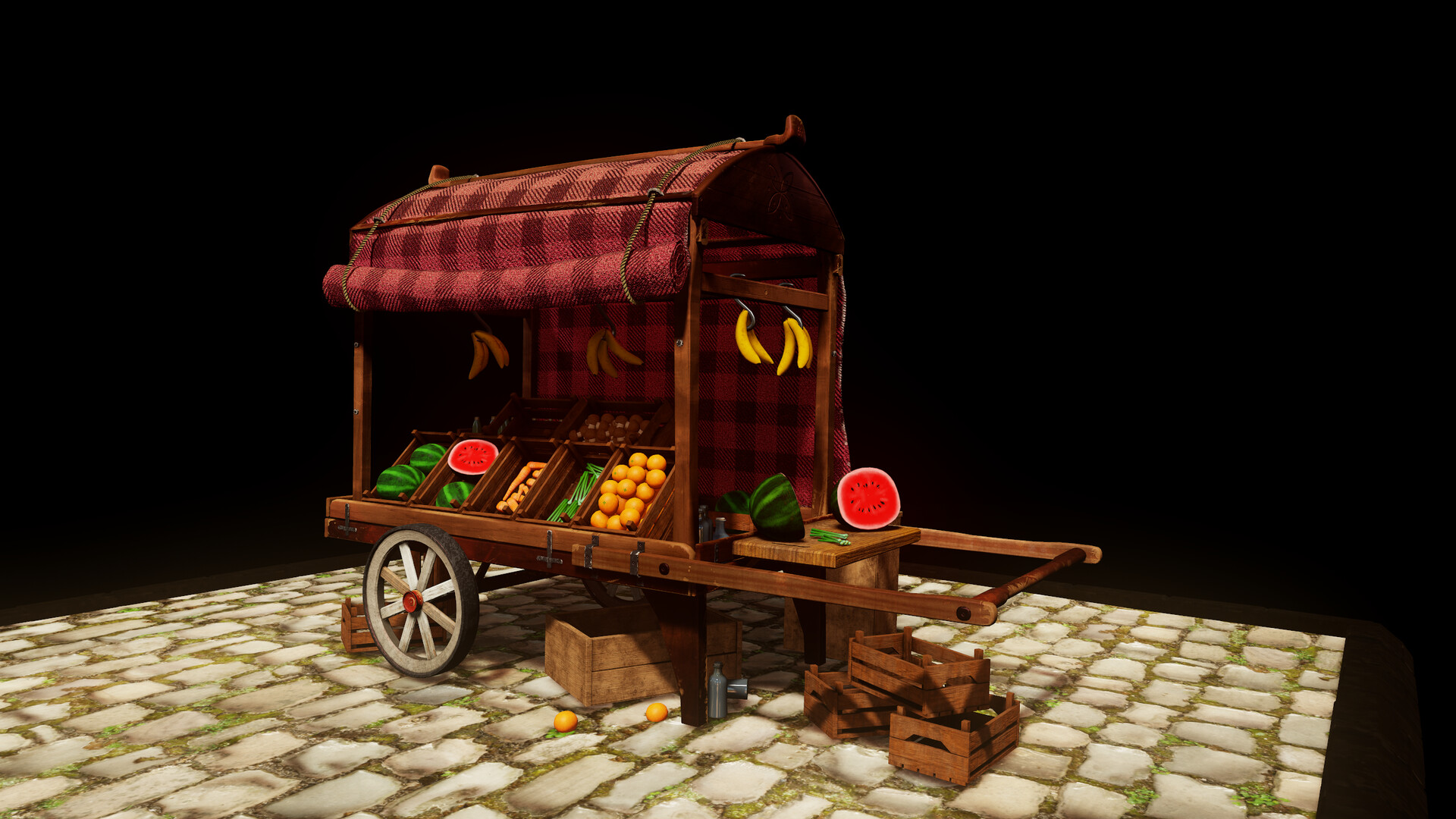 ArtStation - Fruit Cart