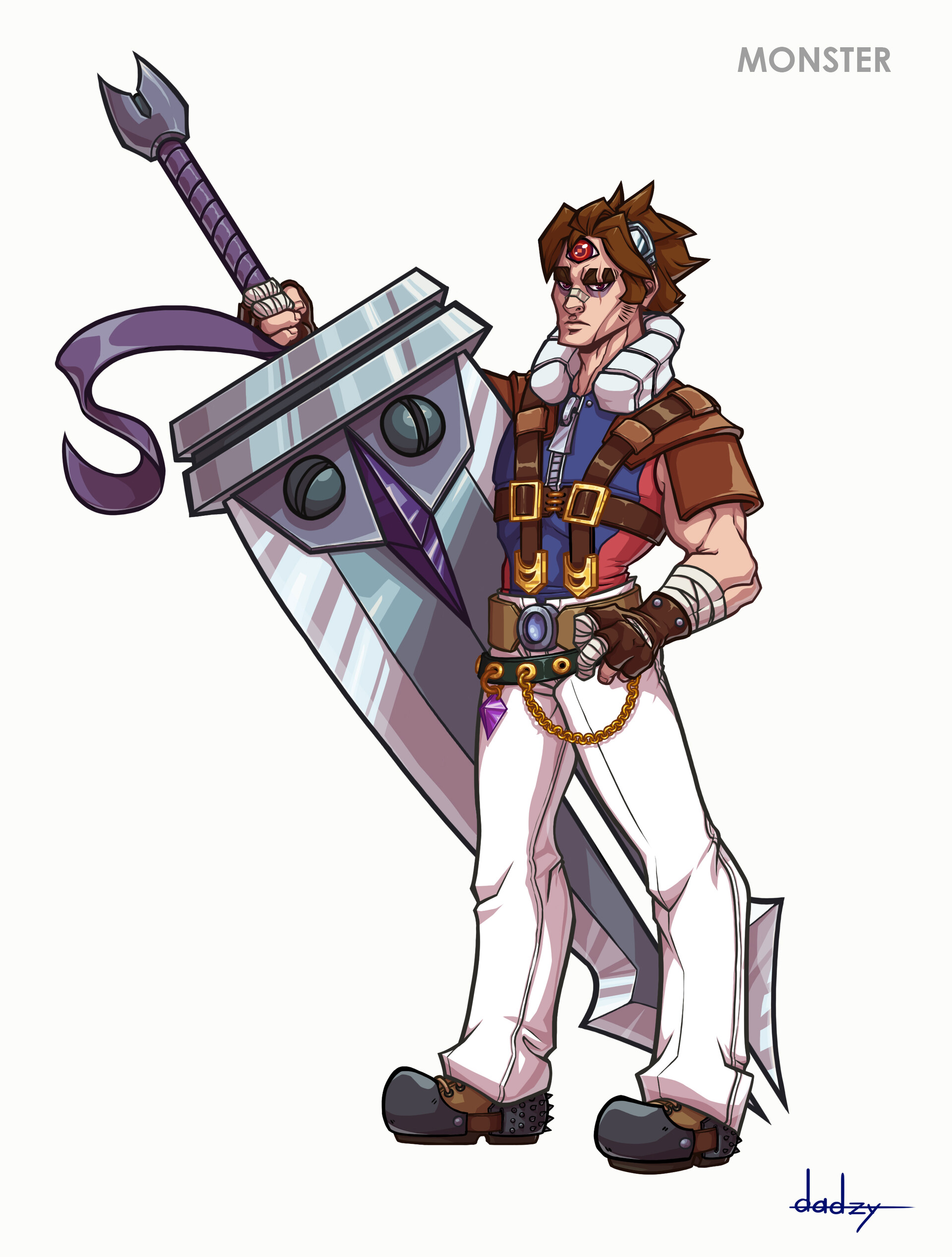 ArtStation - Personal Project - Fighting Game "Magic & Robots" - Monster