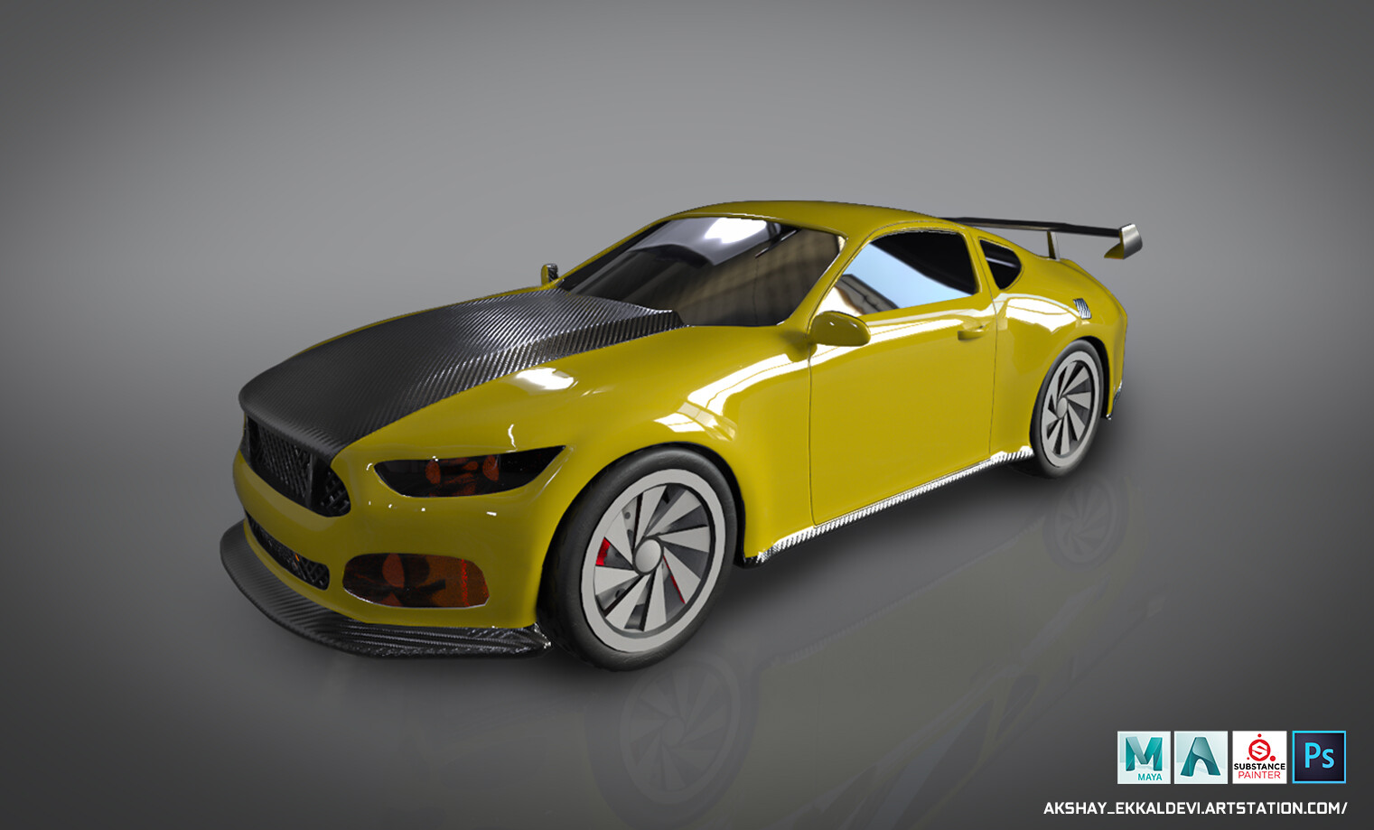 ArtStation - Low Poly Car