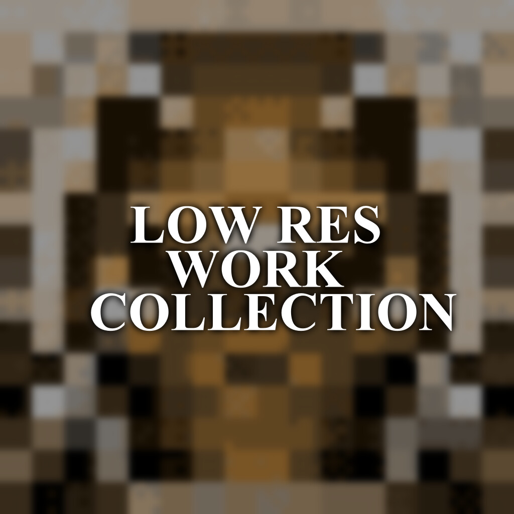 ArtStation - low-Res Textures work collection