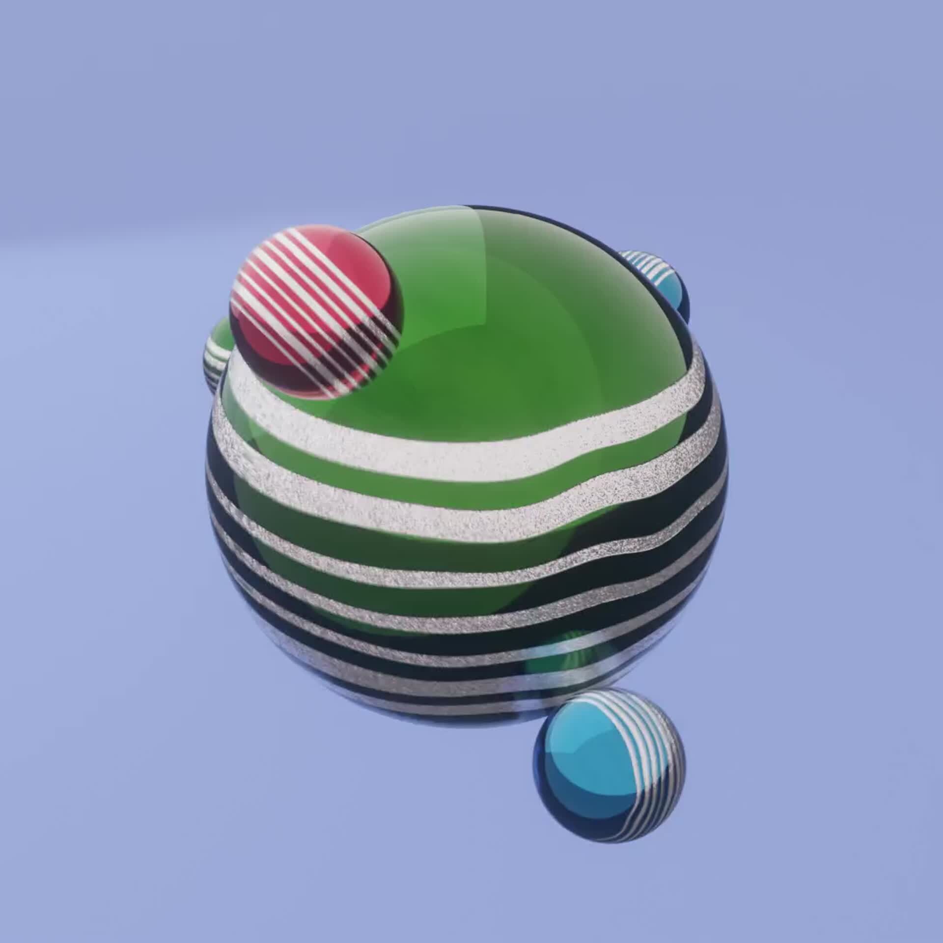 ArtStation - Moving and rotating spheres