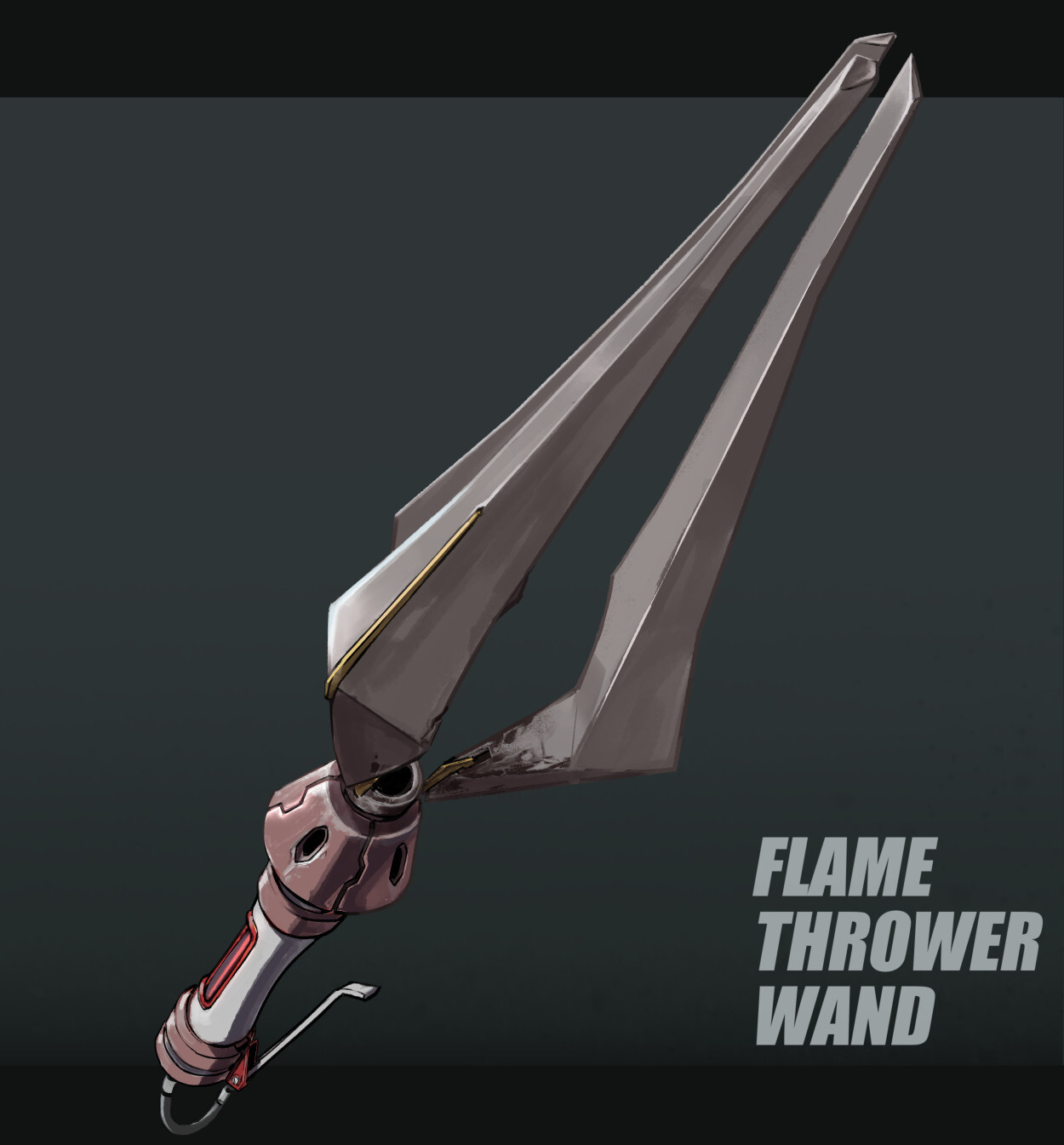 ArtStation - Flamethrower Wand
