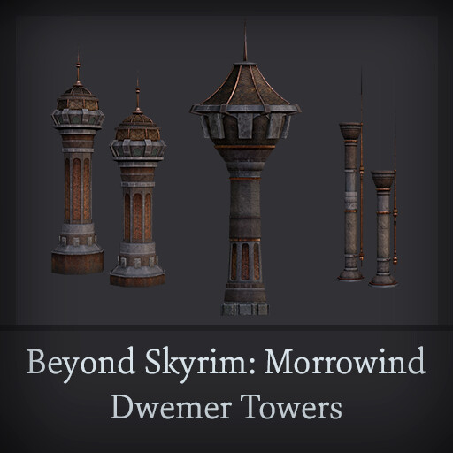ArtStation - Dwemer Tileset - Towers