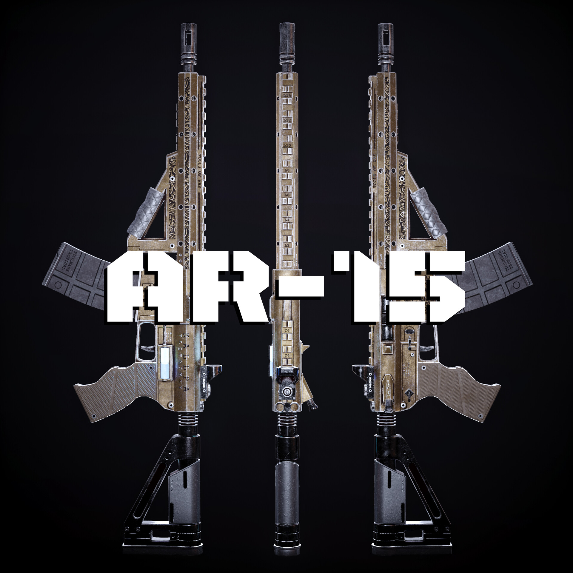 ArtStation - Custom AR-15