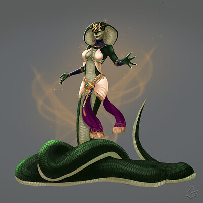 ArtStation - Snake Girl