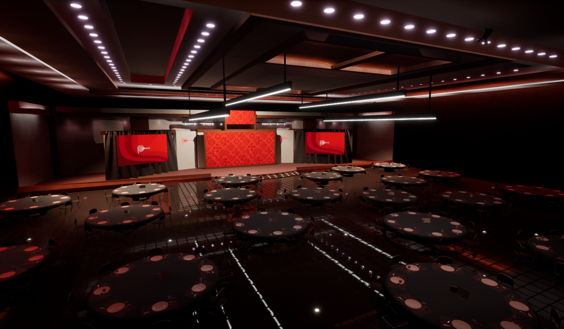 ArtStation - Virtual Set for Conference - Expo peru 2021