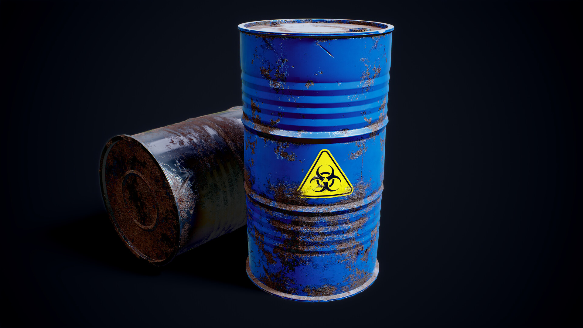 ArtStation - Rusty barrels