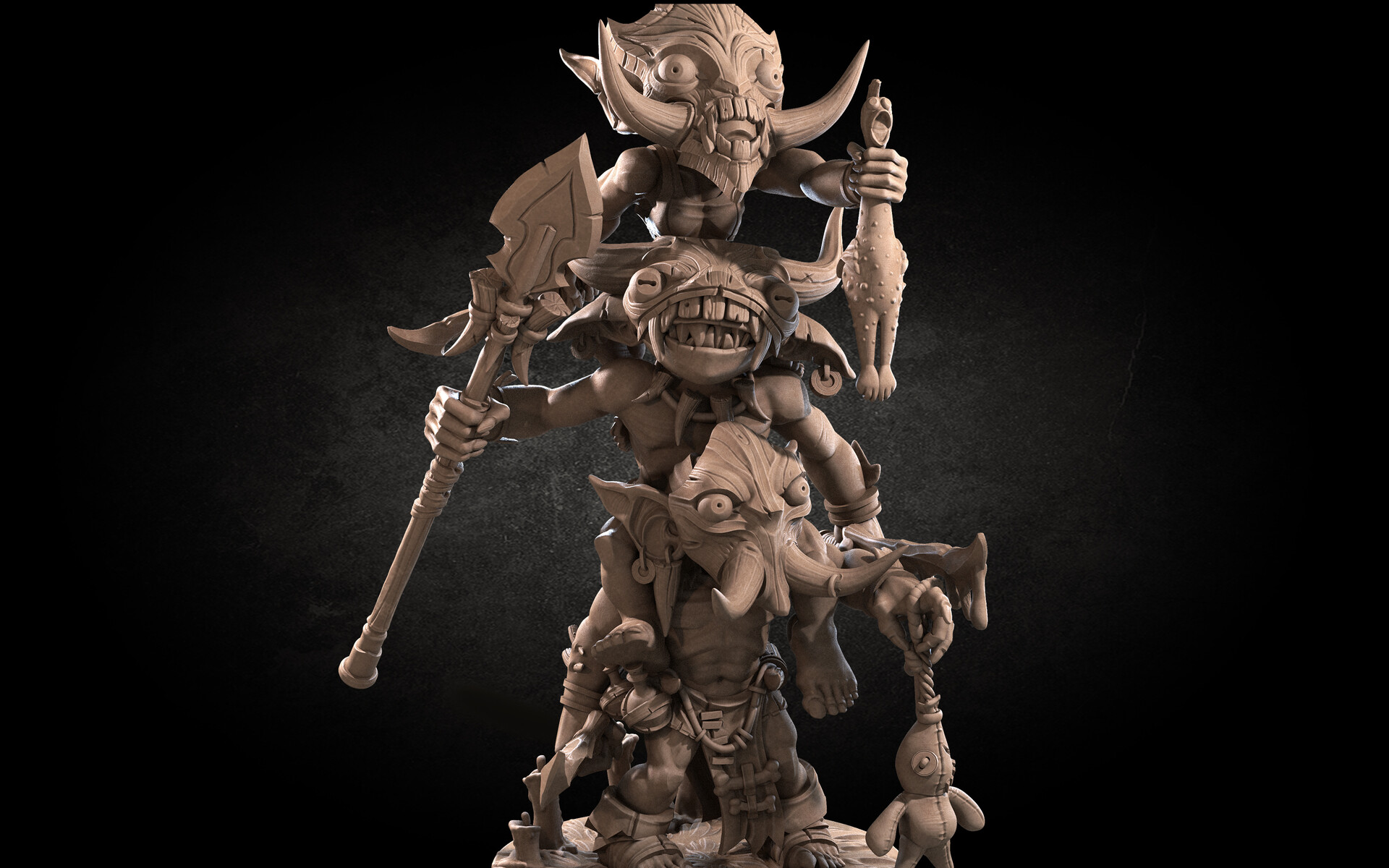ArtStation - Goblin Totem
