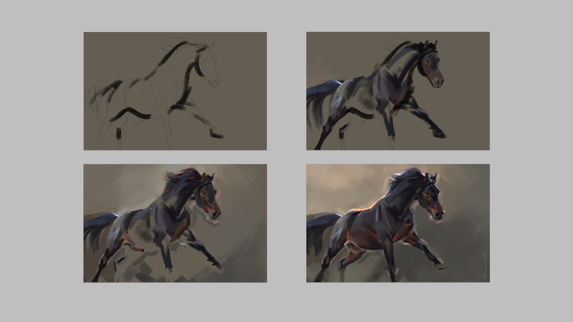 ArtStation - Horse Study
