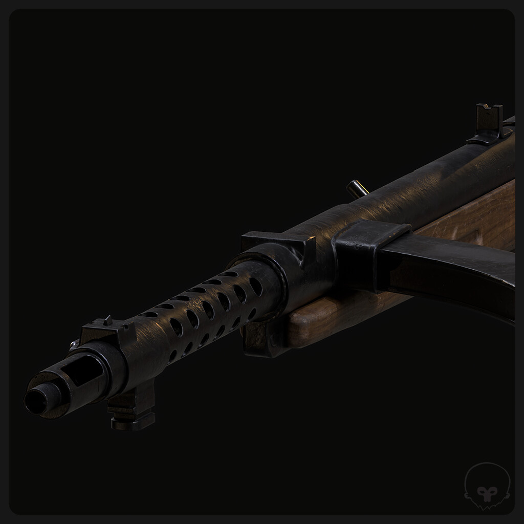 ArtStation - Type-100 Submachine Gun