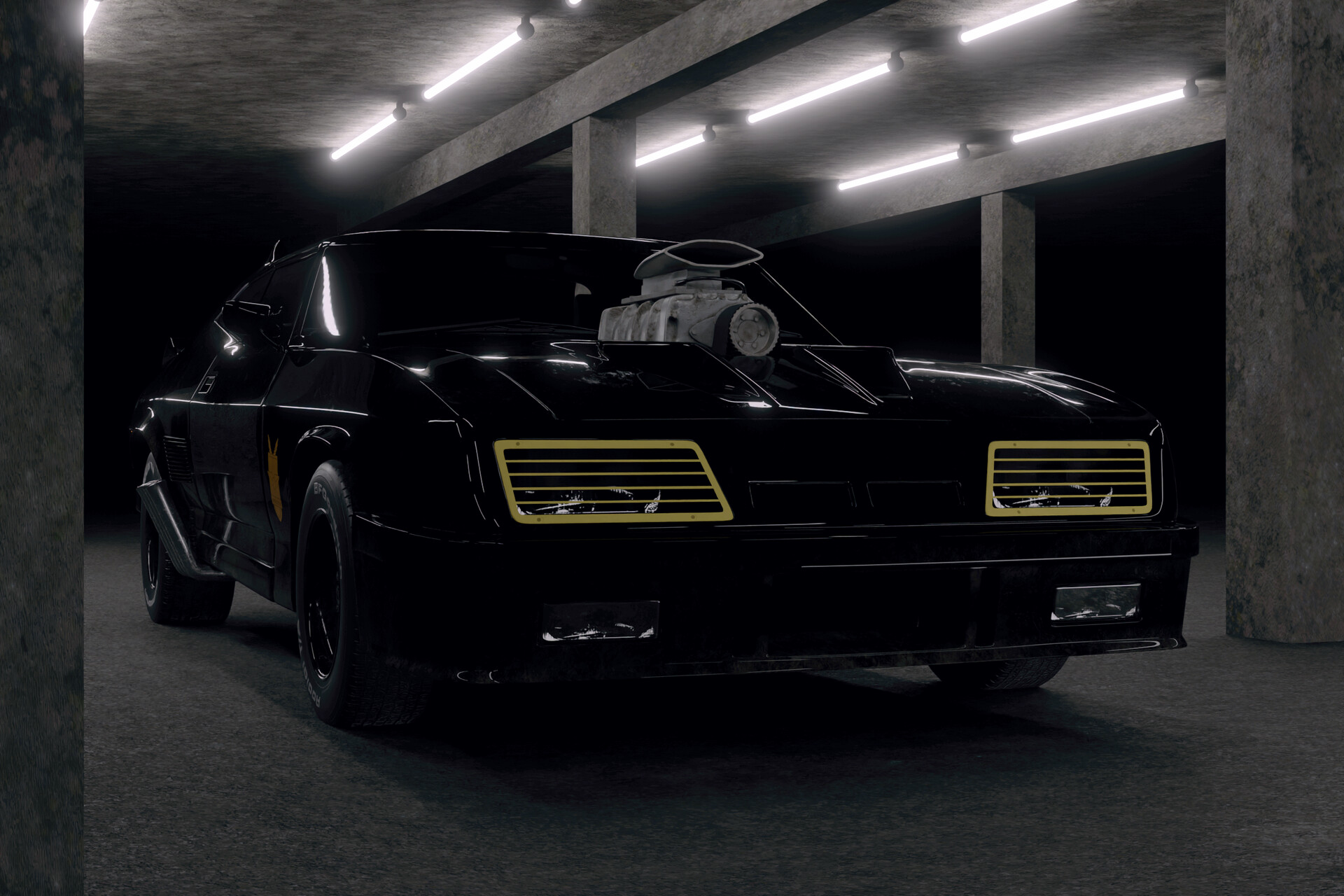 ArtStation - Mad Max Pursuit Special (Interceptor)