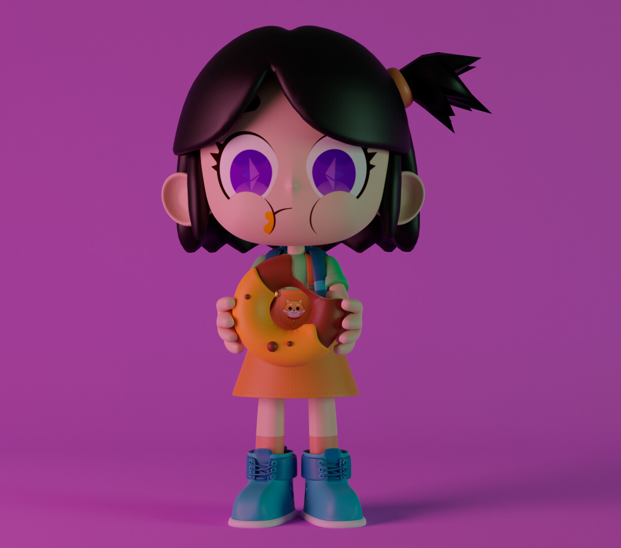 ArtStation - Bakery token girld